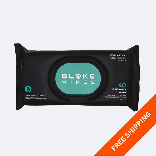 Bloke Wipes – Single Pack of Bigger Flushable Wipes